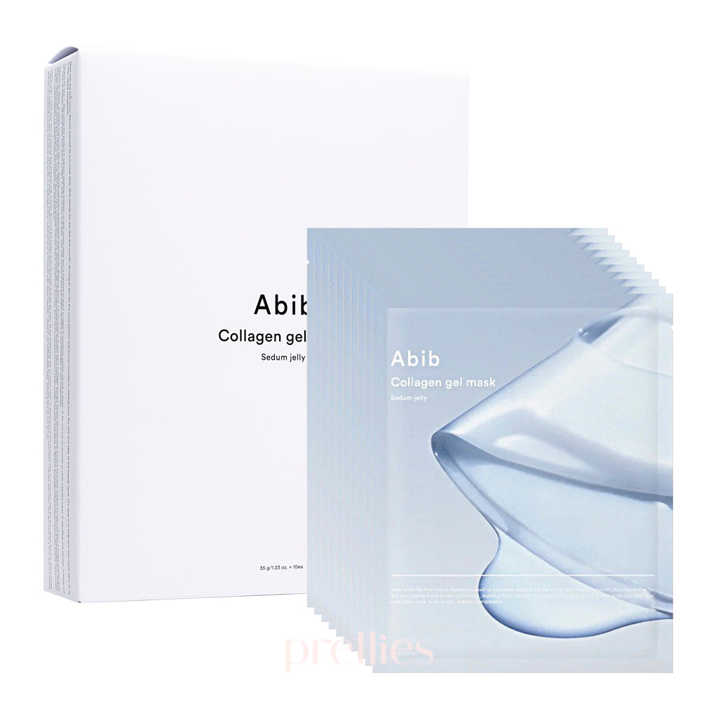 Abib Collagen Gel Mask - Sedum Jelly (10 Sheet/Box) — Pretties.com.hk