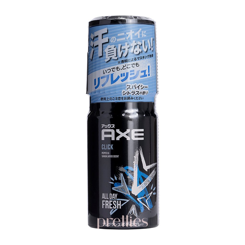 AXE 男士用除汗臭身體香氛噴霧 CLICK 60g (辛辣柑橘 - 淺藍) — Pretties.com.hk