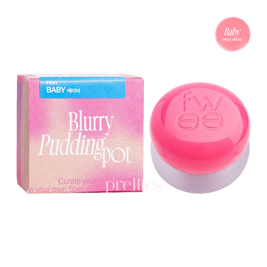 Fwee Lip&Cheek Blurry Pudding Pot 5g (PK01 - Baby) — Pretties.com.hk