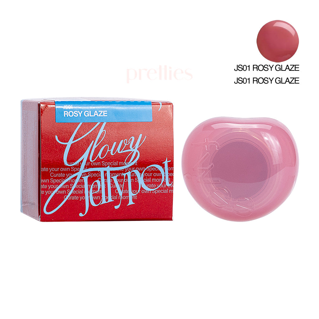 Fwee Lip&Cheek Glowy Jelly Pot 4g (JS01 - Rosy Glaze) — Pretties.com.hk