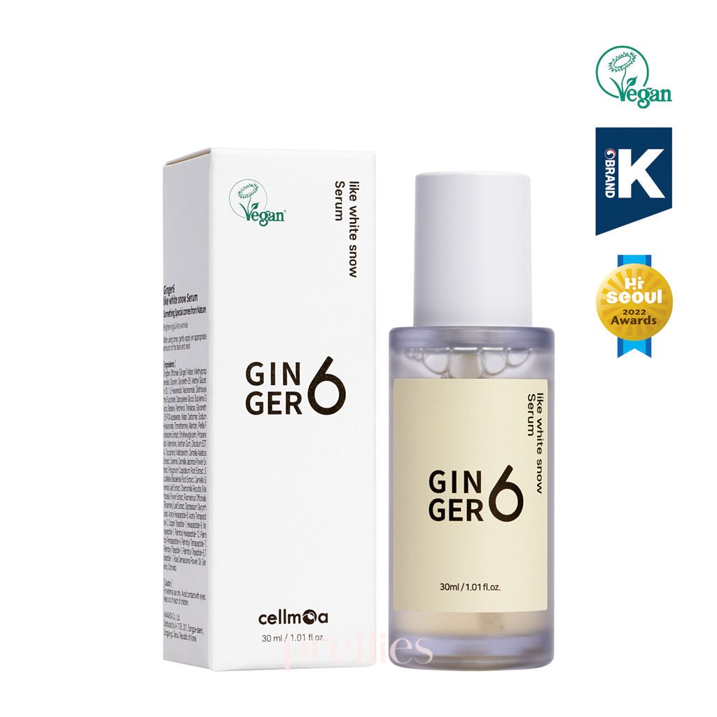 Ginger6 Like White Snow 純素生薑精華 30ml — Pretties.com.hk