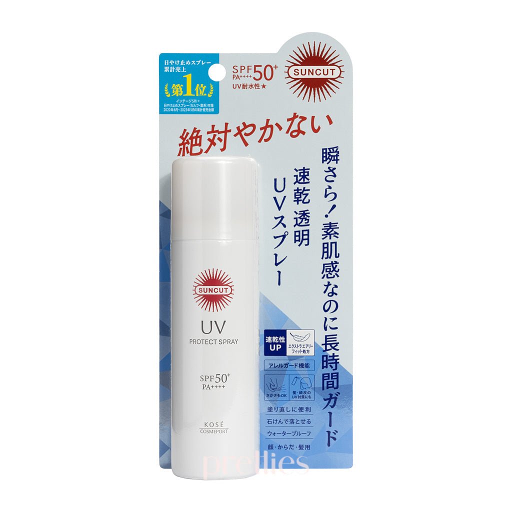 KOSE Suncut UV Protect Spray SPF50+ PA++++ 60g (White) — Pretties.com.hk