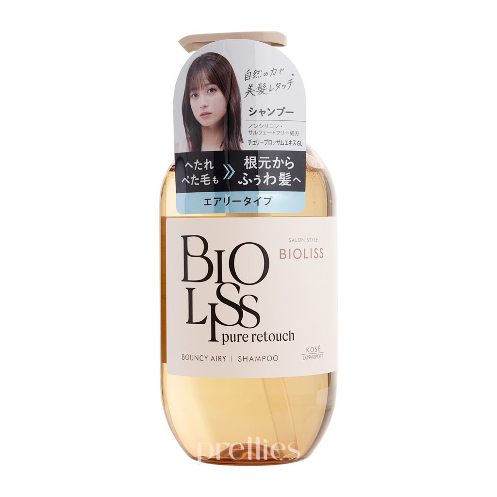KOSE Bioliss Pure Retouch Bouncy Airy Shampoo 480ml — Pretties.com.hk