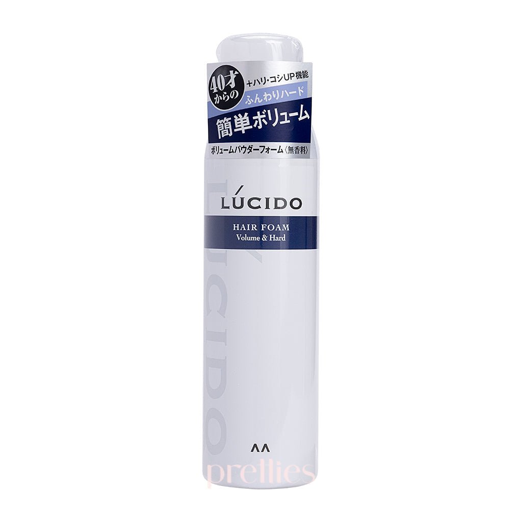 Mandom Lucido Hair Foam 185g (Volume & Hard) — Pretties.com.hk